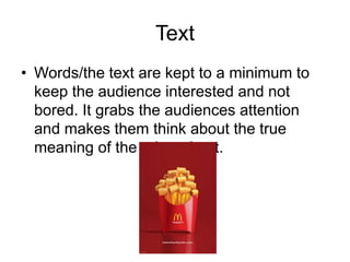 Codes and conventions of a print advert | PPT