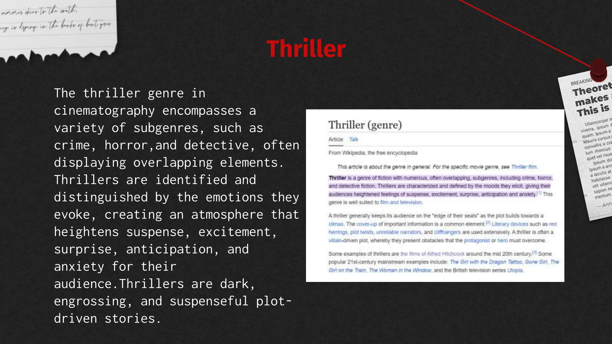 Codes and Conventions of a Thriller.pptx