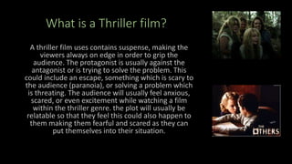 Codes and conventions of a thriller film | PPTX