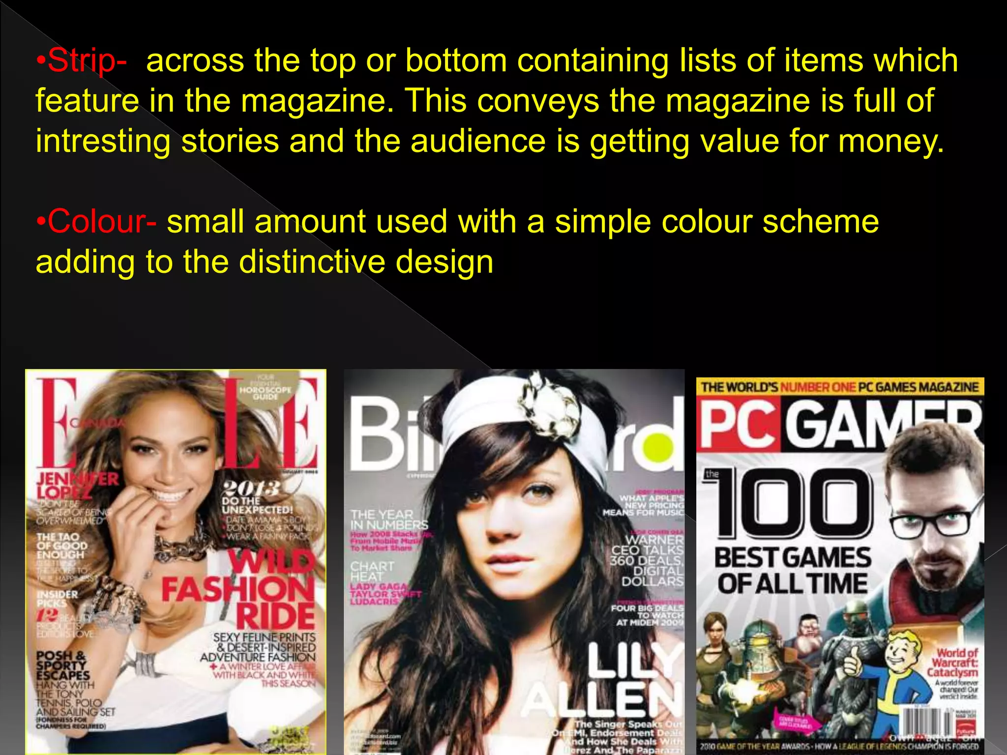 Codes and conventions of a typical music magazine | PPTX