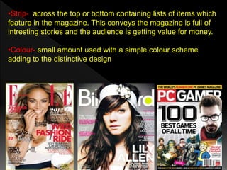 Codes and conventions of a typical music magazine | PPTX