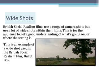 Codes and Conventions of British Social Realism | PPT