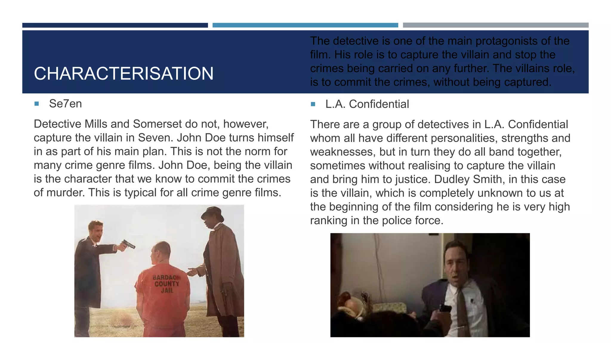 Codes and conventions of crime | PPTX
