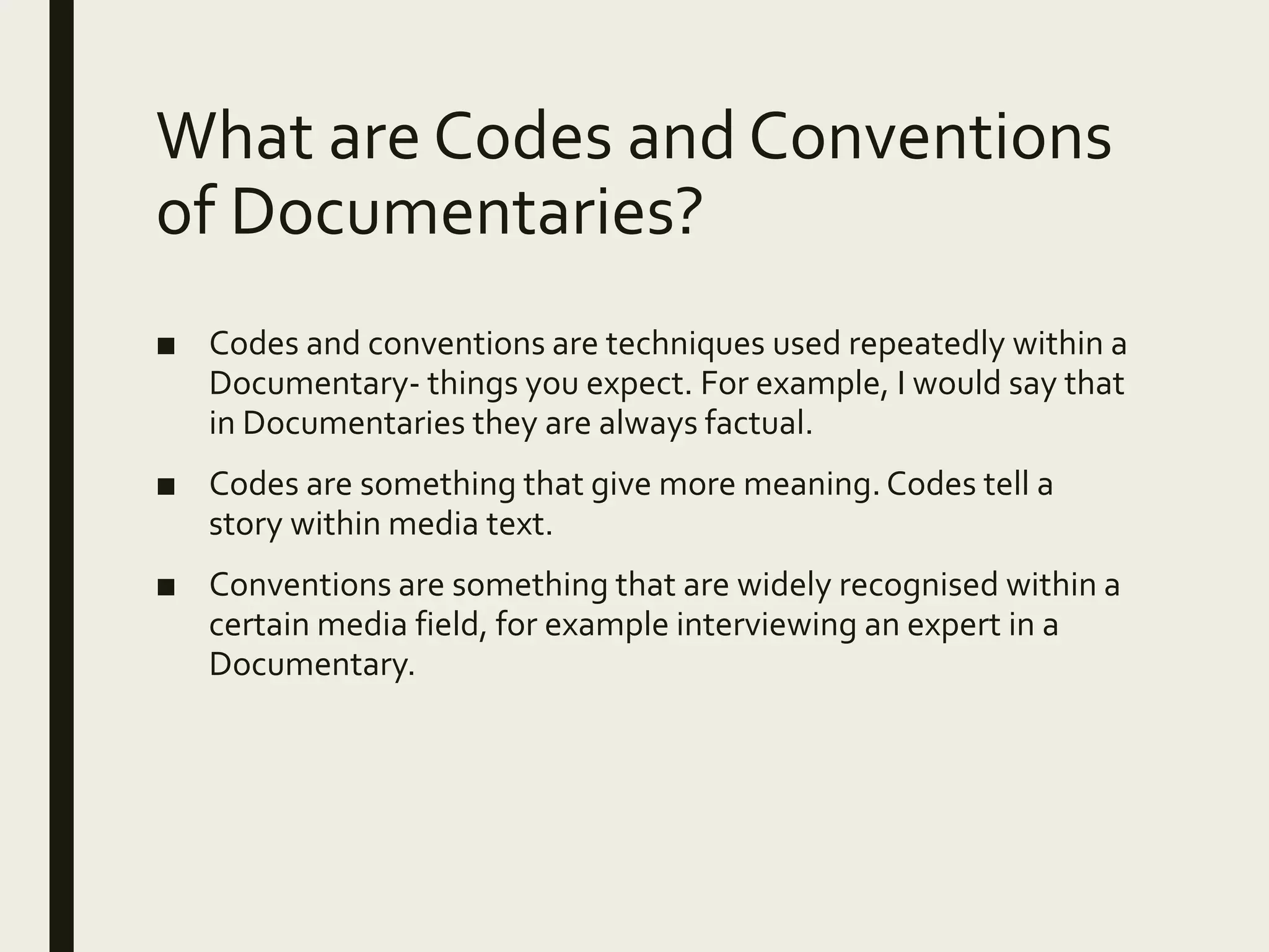 Codes and conventions of docs | PPTX