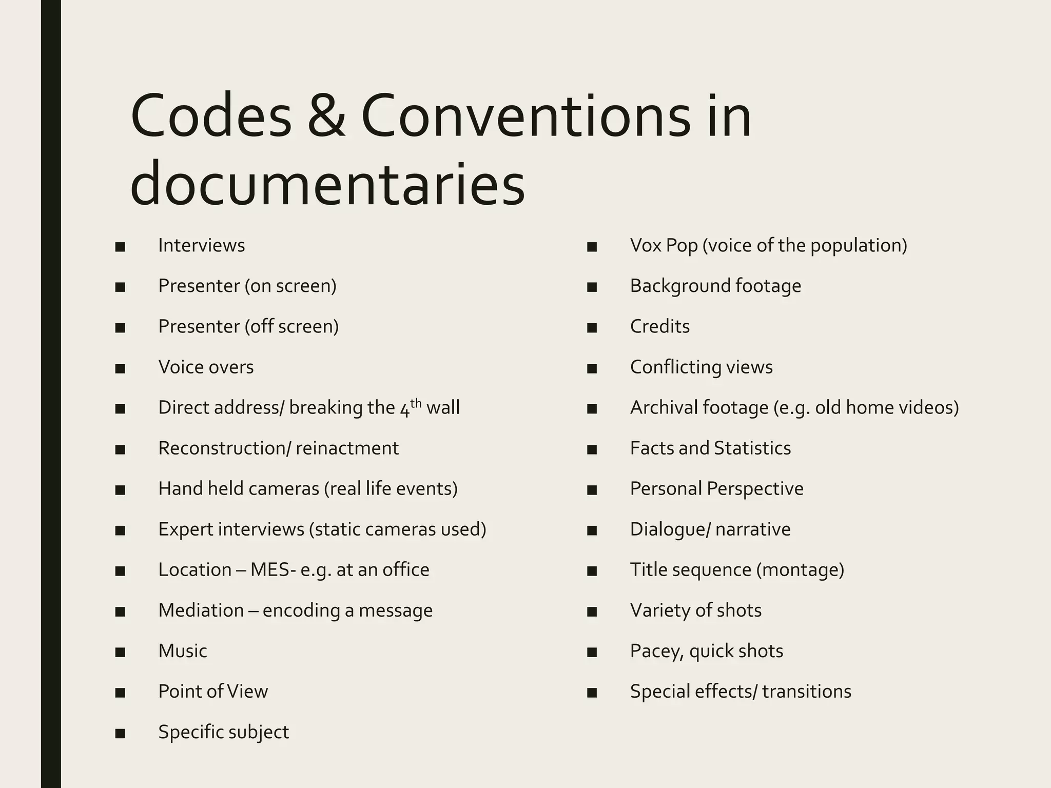 Codes and conventions of docs | PPTX