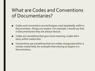 Codes and conventions of docs | PPTX
