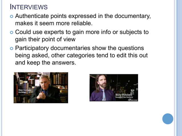 Codes and Conventions of Documentaries | PPT