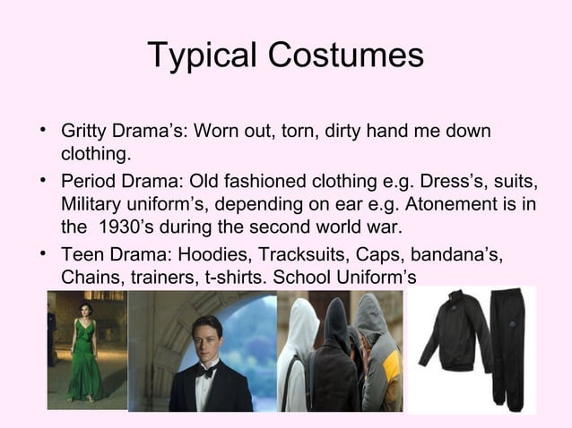 Codes and conventions of drama | PPT | Drama | Genres
