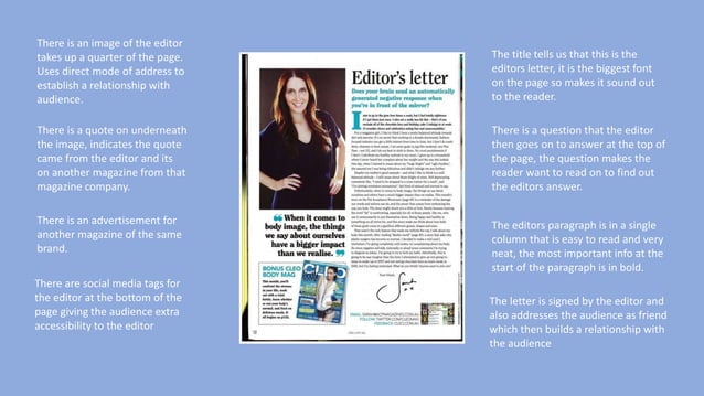 Codes and conventions of editors letter | PPTX