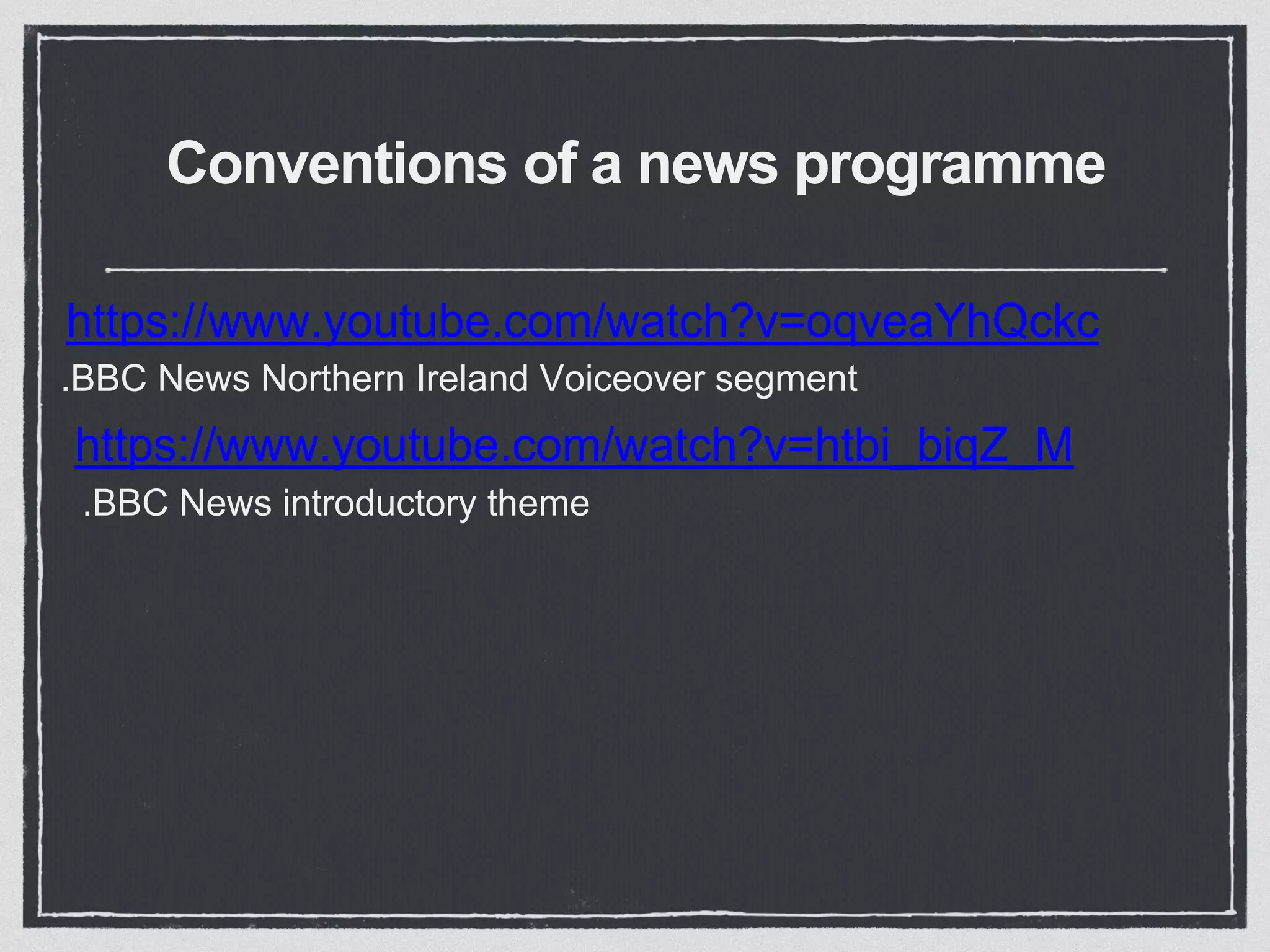 Codes and conventions of factual programming | PPTX