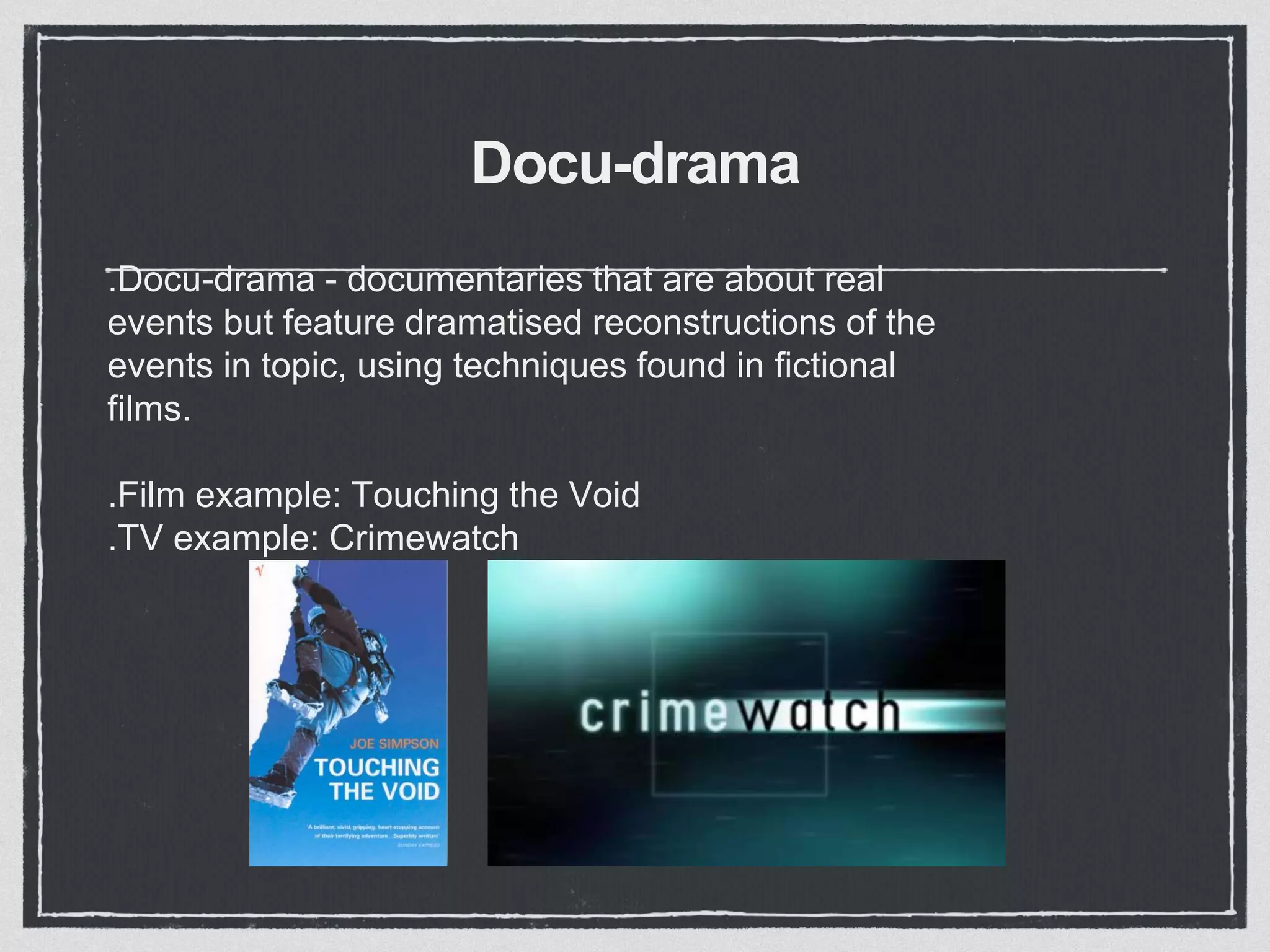 Codes and conventions of factual programming | PPTX