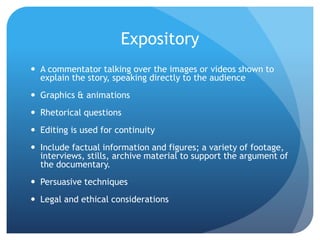 Codes and conventions of factual programming unit 27 | PPT