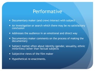 Codes and conventions of factual programming unit 27 | PPT