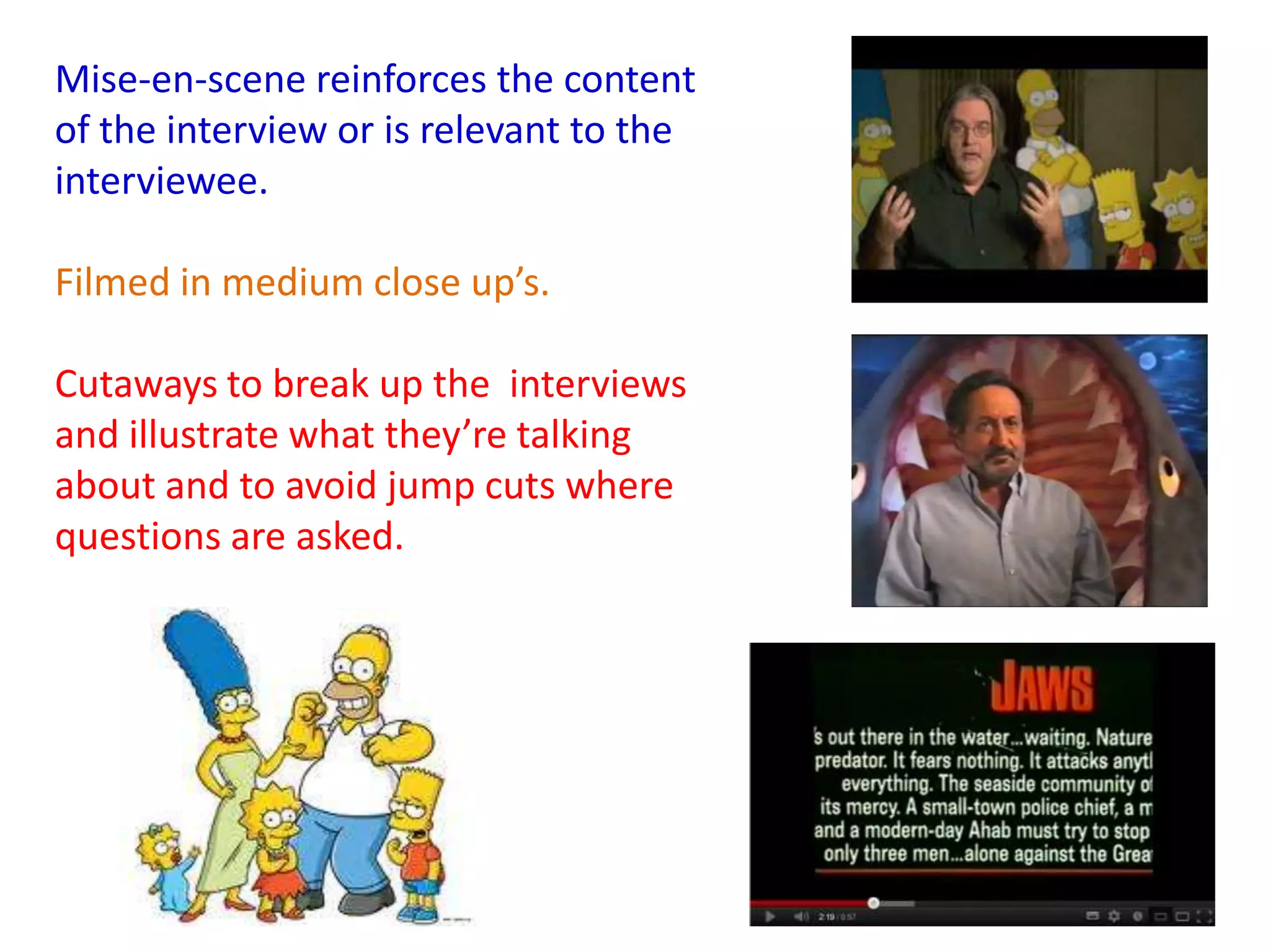 Codes and conventions of filming and editing interviews | PPT