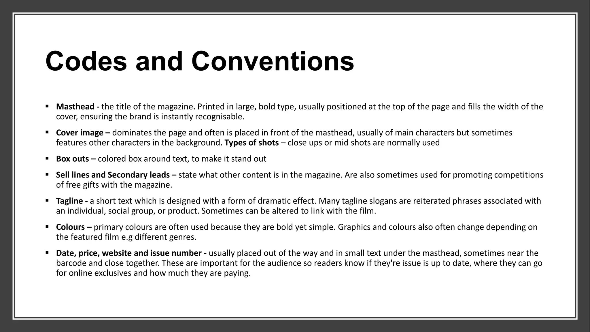 Codes and Conventions of Film Magazines-2.pptx