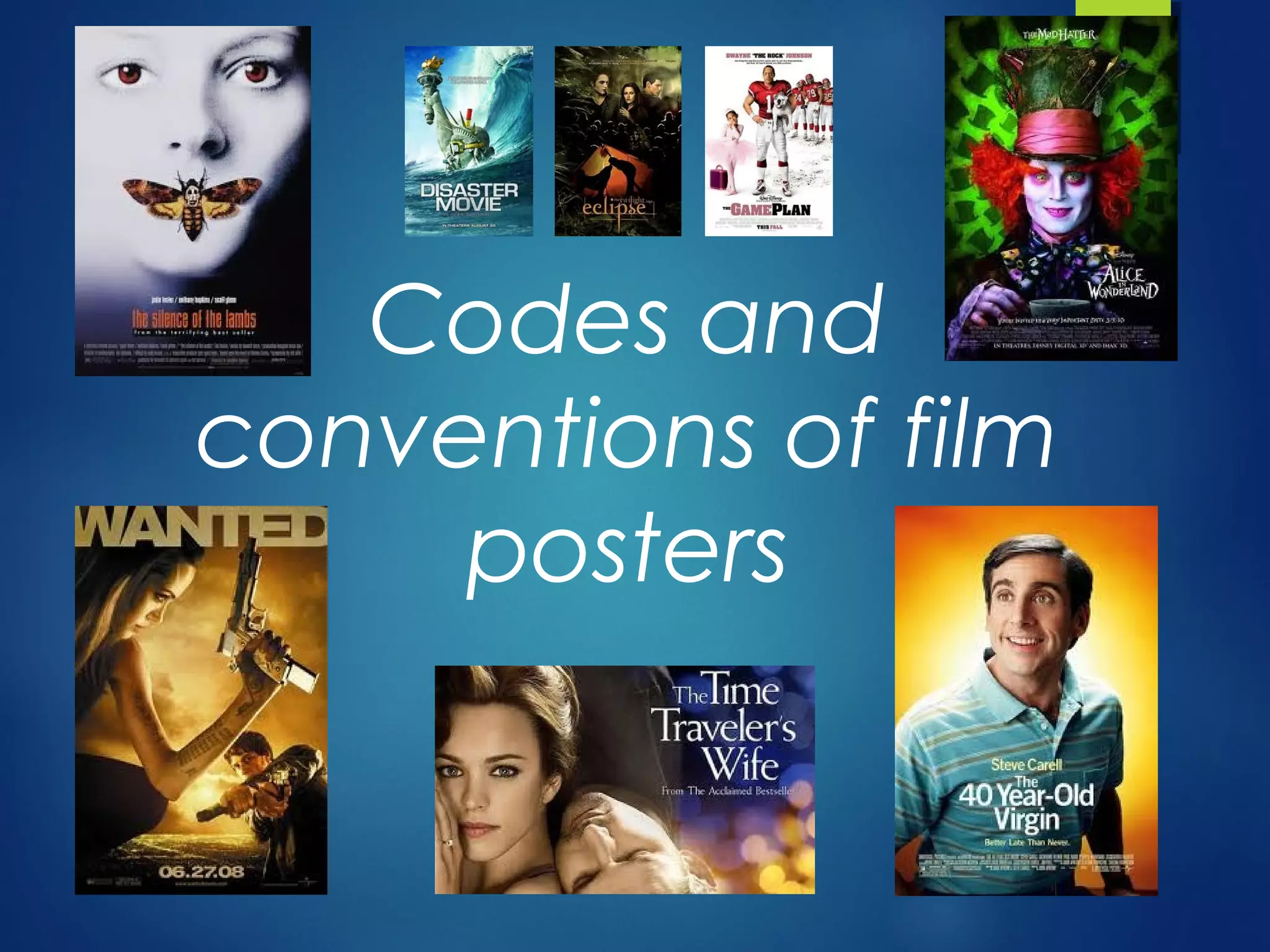 Codes and Conventions of Film Posters | PPT