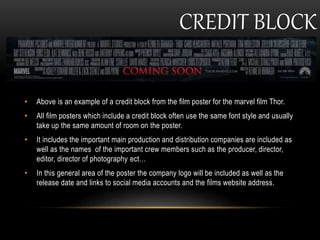 Codes and conventions of film posters | PPT