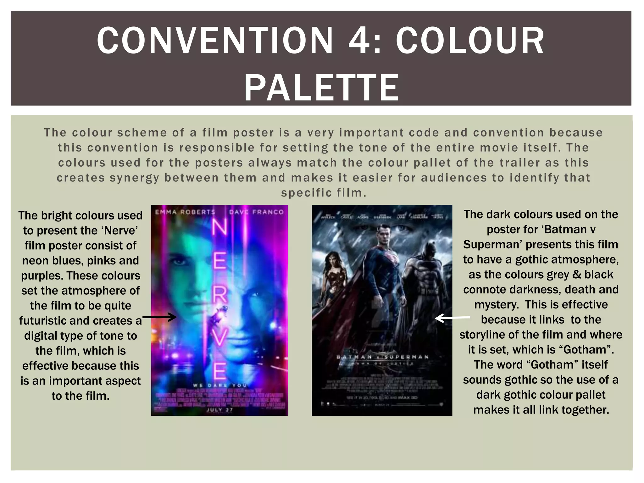 Codes and Conventions of Film Posters | PPTX