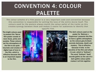 Codes and Conventions of Film Posters | PPTX