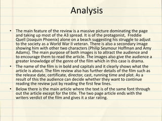 Codes and conventions of film review pages | PPTX