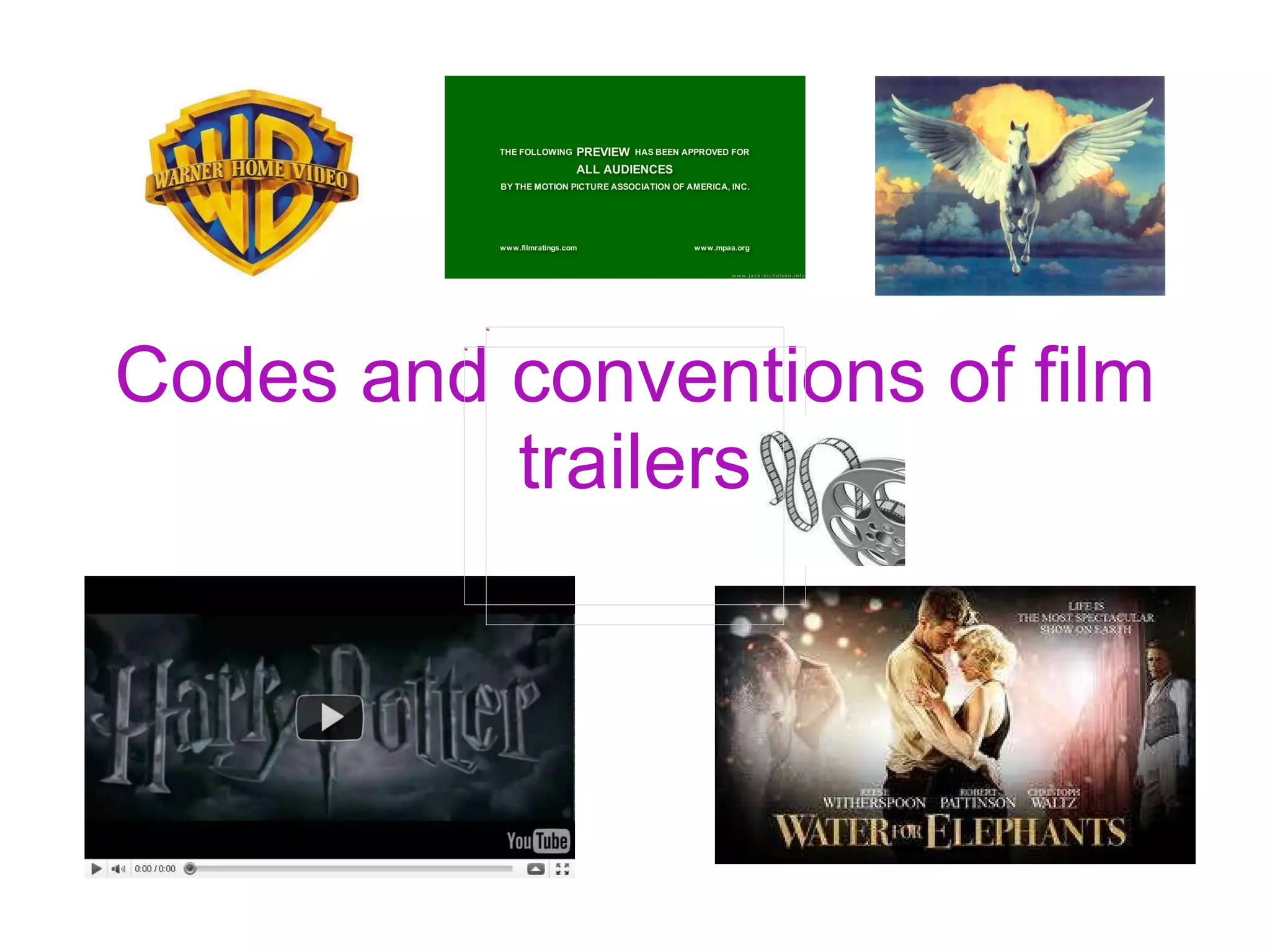 Codes and conventions of film trailers | PPT