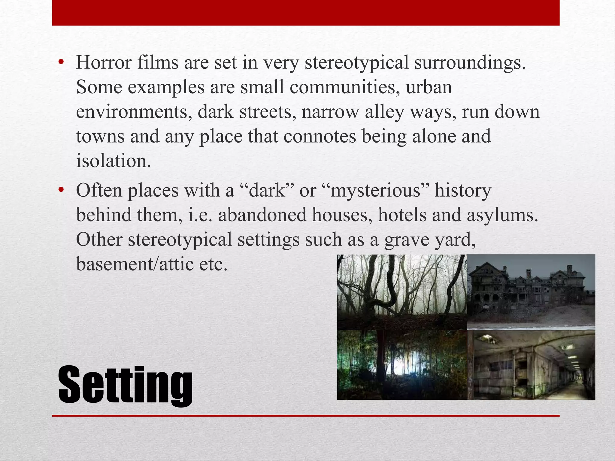 Codes and conventions of horror | PPTX | Video Production | Content ...