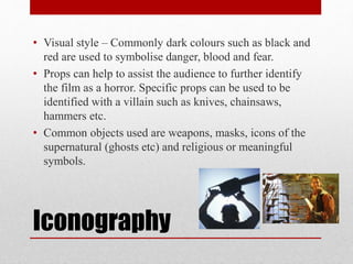 Codes and conventions of horror | PPTX | Video Production | Content ...