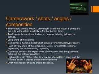 Codes and conventions of horror movies | PPT