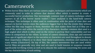 Codes and Conventions of Horror Trailers | PPTX