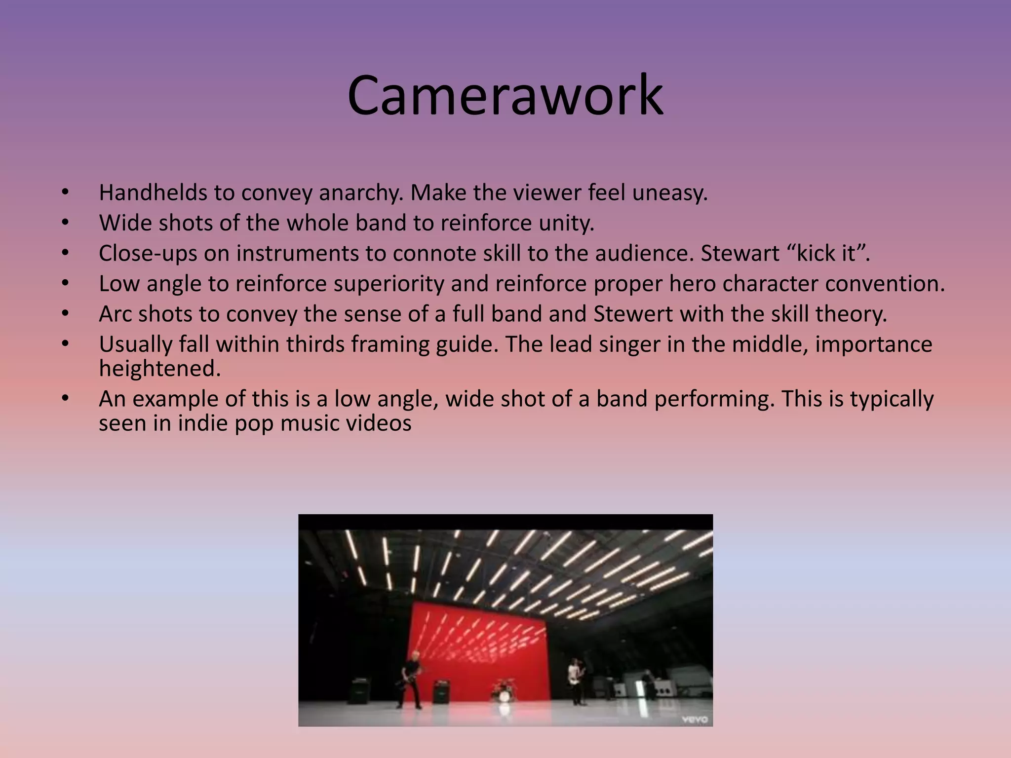 Codes And Conventions Of Indie Pop Music Videos | PPTX | Music Video ...