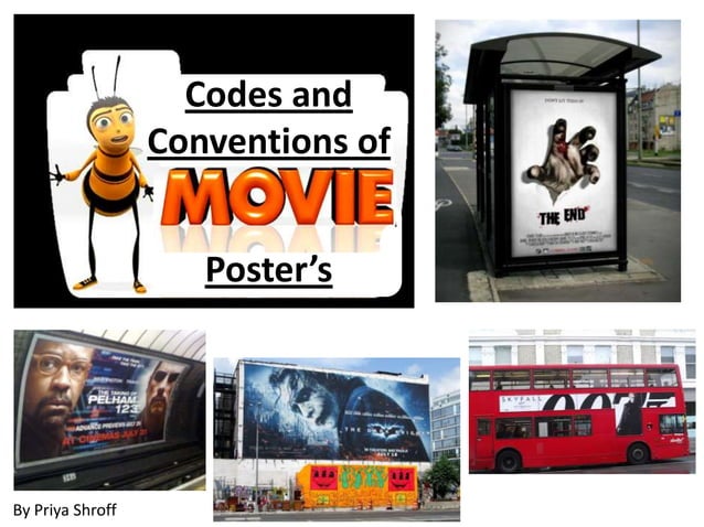 Codes and conventions of movie posters | PPTX