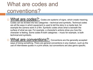 Codes and conventions of music videos | PPT