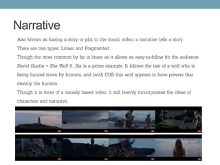 Codes and Conventions of Music Videos | PPTX