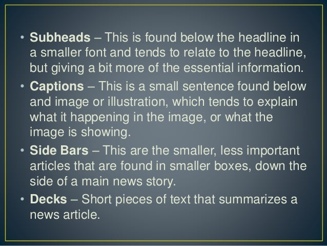 Codes and conventions of newspapers