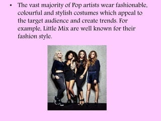 Codes and Conventions of Pop Music | PPTX