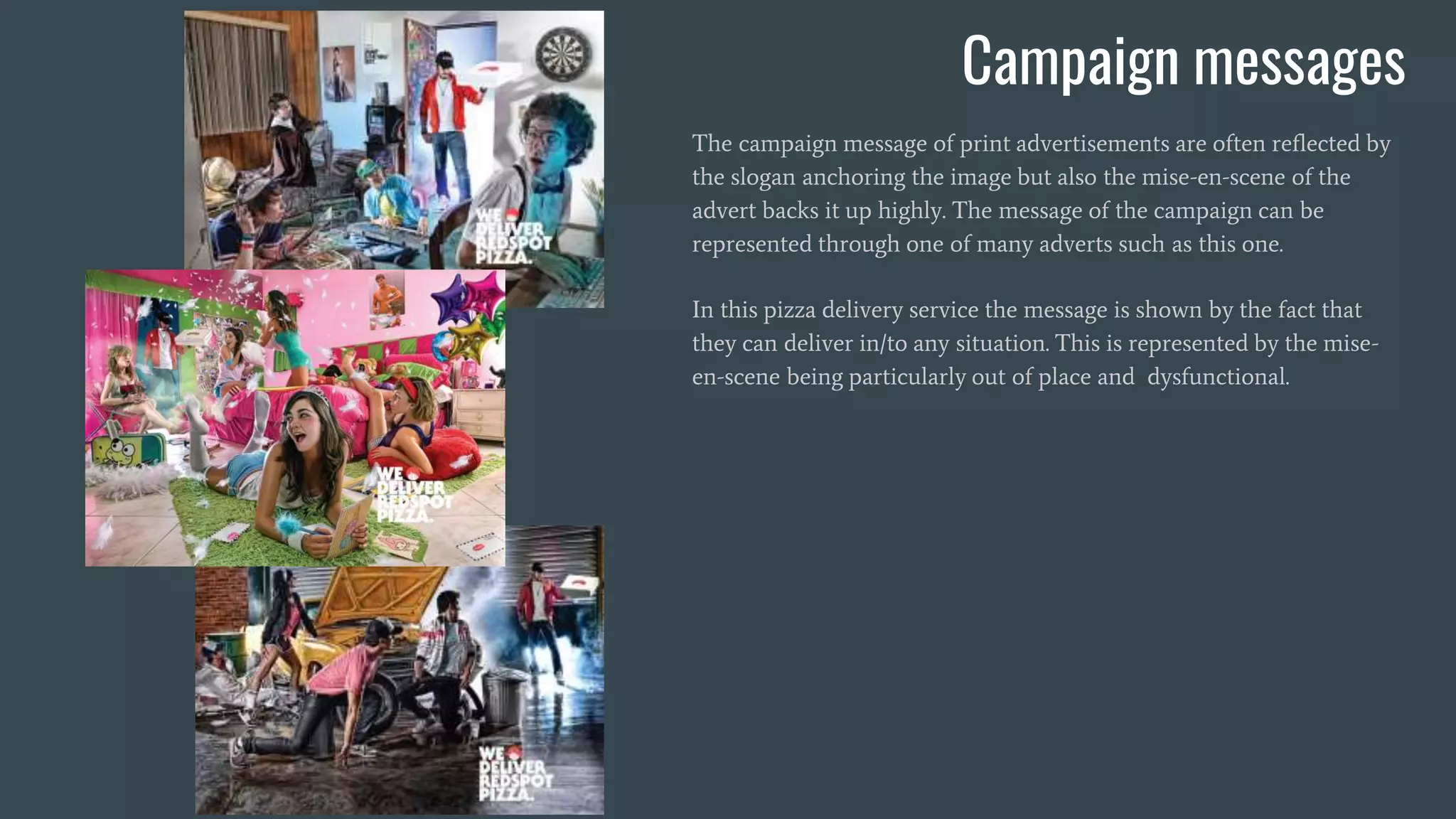 Codes and conventions of print advertising campaigns | PPTX