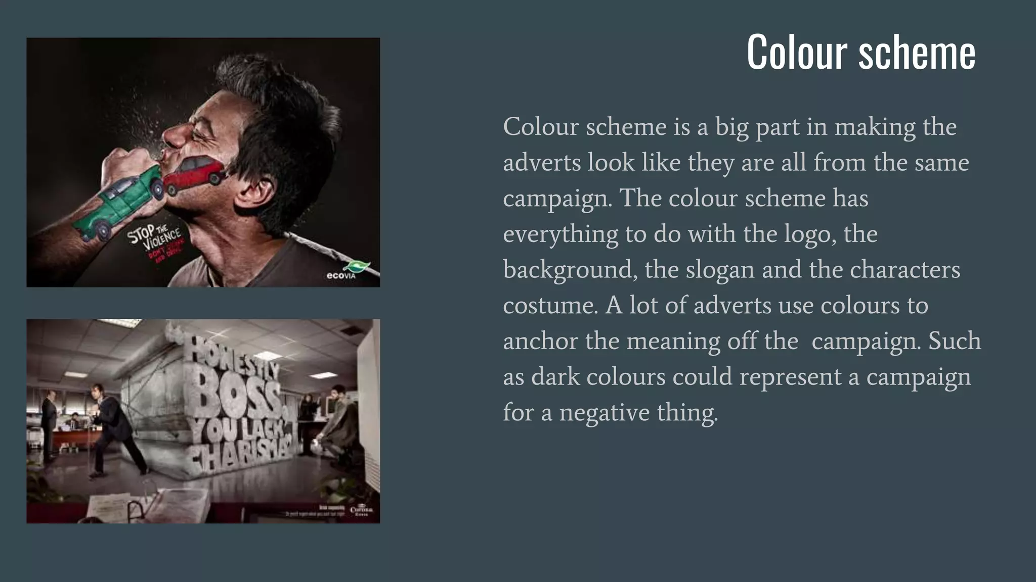 Codes and conventions of print advertising campaigns | PPTX