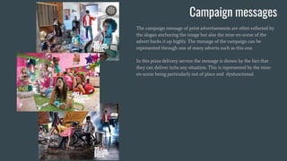 Codes and conventions of print advertising campaigns | PPTX