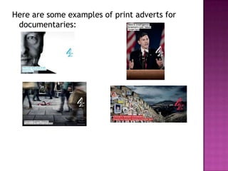 Codes and conventions of print adverts | PPTX