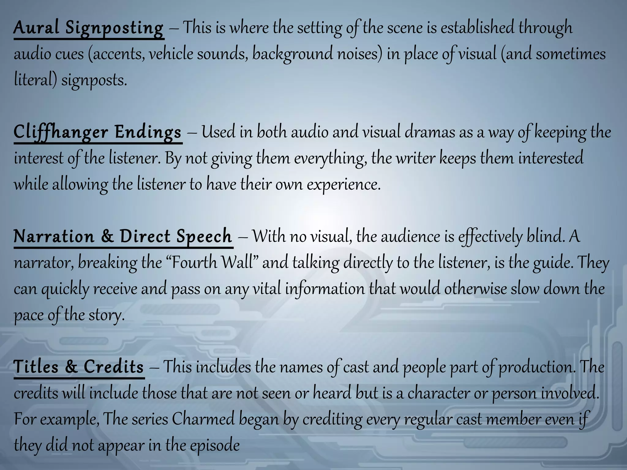 Codes and conventions of radio | PPT