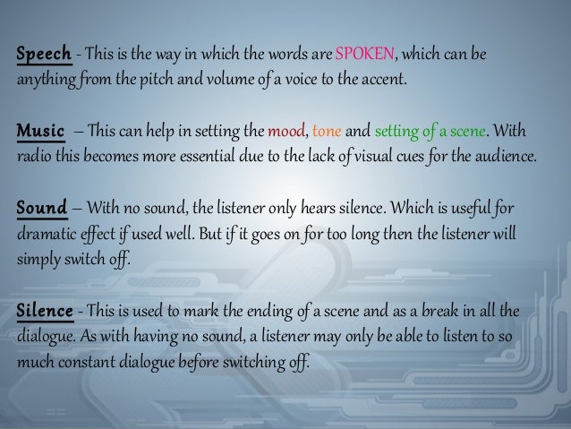 Codes and conventions of radio