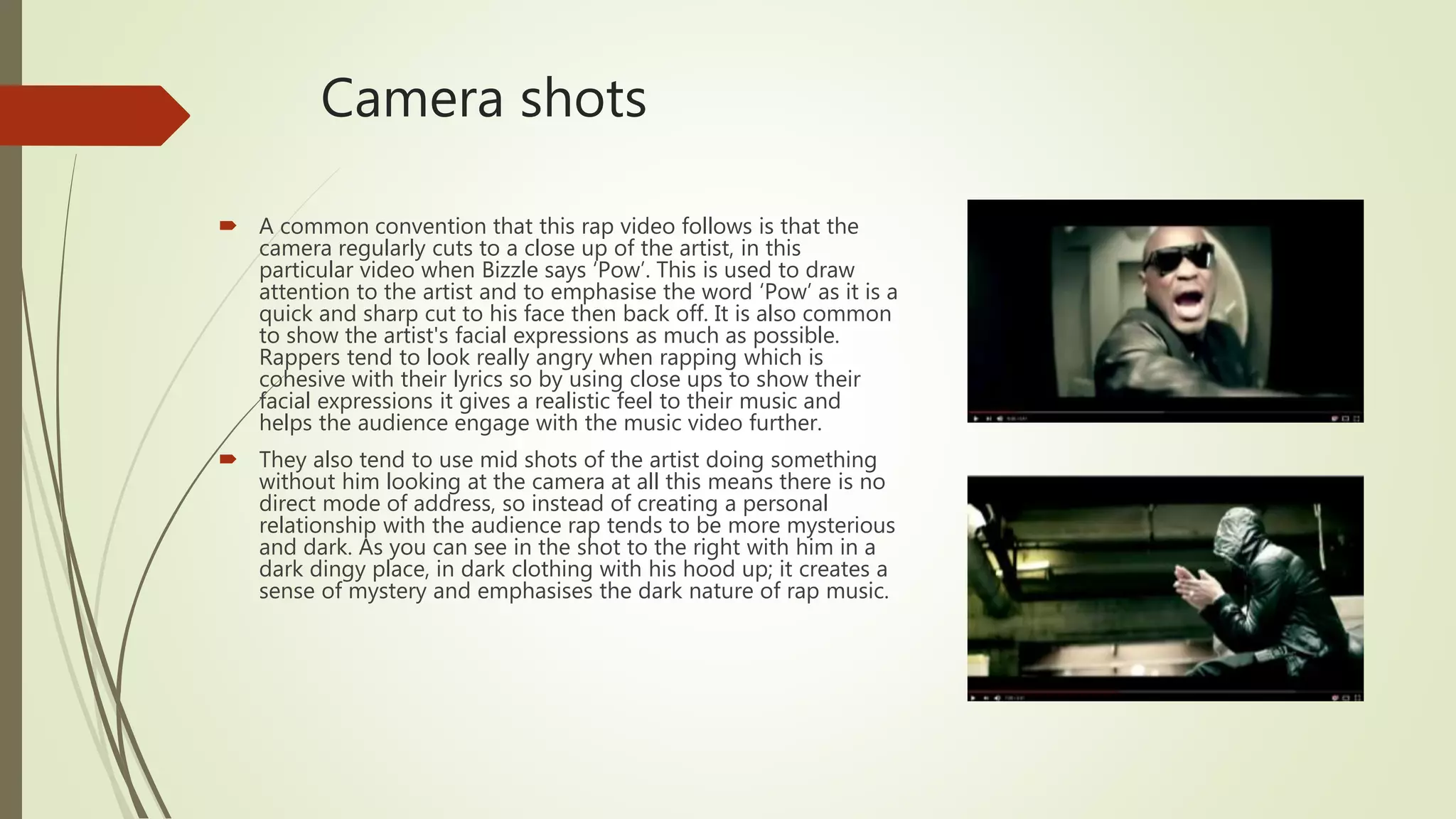 Codes and conventions of rap videos | PPTX