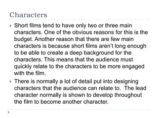Codes and conventions of short films | PPTX | Video Production ...