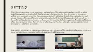 Codes and conventions of short films | PPT