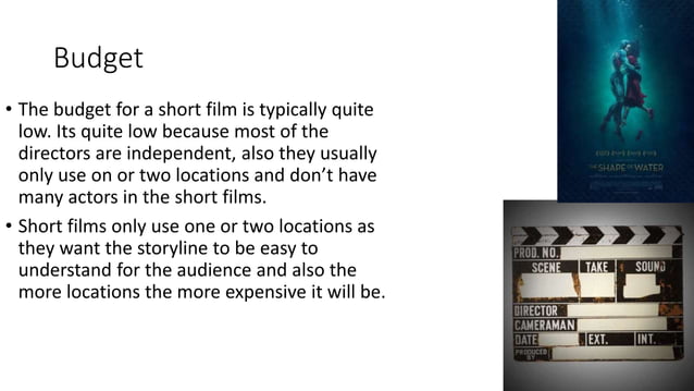 Codes and conventions of short films | PPTX