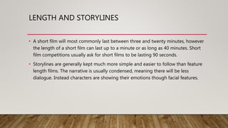 Codes and conventions of short films | PPT