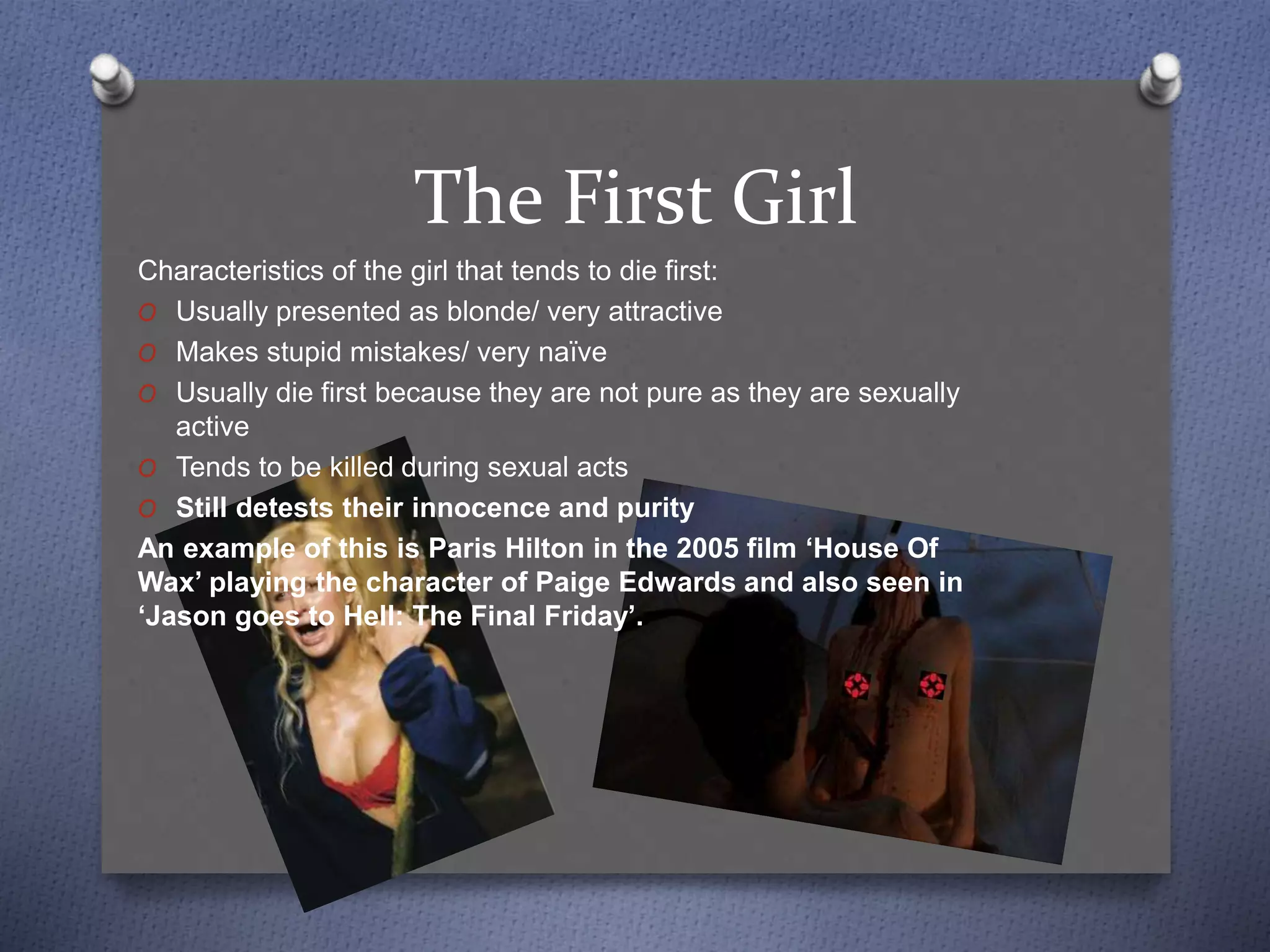 Codes and conventions of Slashers | PPT