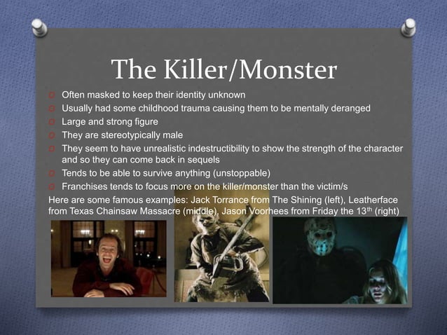 Codes and conventions of Slashers | PPTX