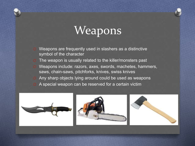 Codes and conventions of Slashers | PPTX