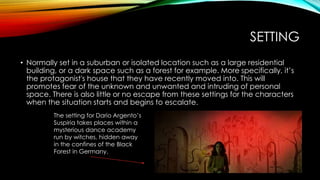 Codes & Conventions of Supernatural Horror | PPTX